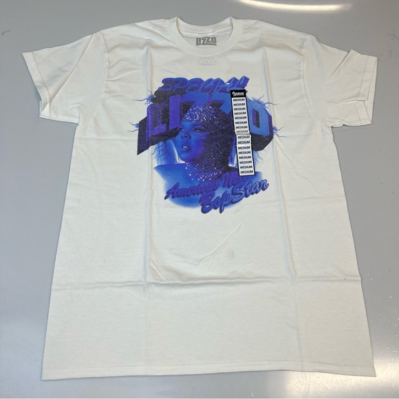 Spencer's | Shirts | Spencers Special Lizzo White Shirt J6 | Poshmark